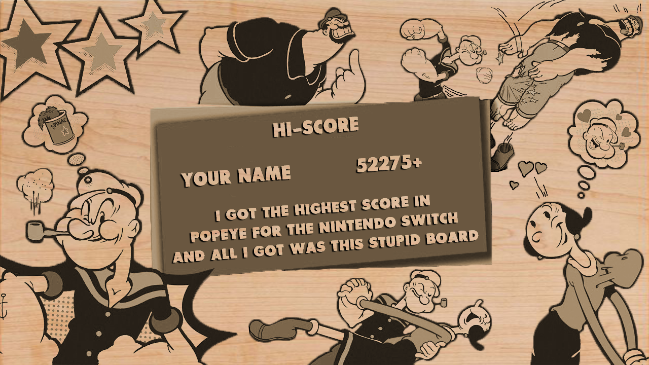 Popeye (2021) | (Switch/PS4) - Garbage Game Night